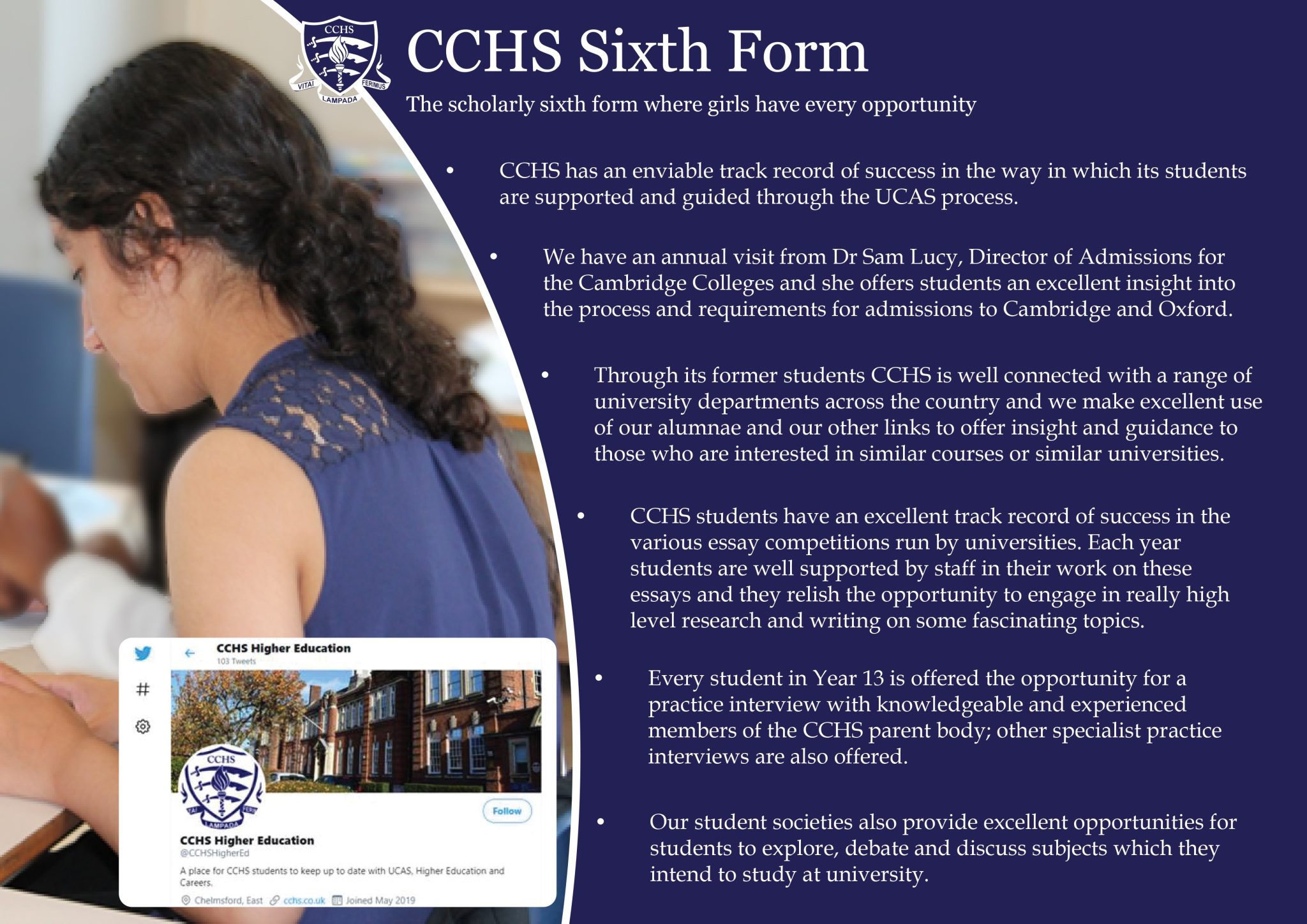 CCHS Sixth Form - Chelmsford County High School for Girls