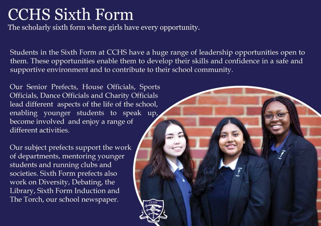 CCHS Sixth Form Admissions - Chelmsford County High School for Girls